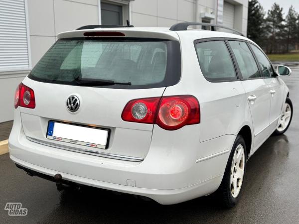White Volkswagen Passat 2005 in Vilnius, with an engine capacity of 2.00 L and mileage of 340 thousand km for 1500 €, photo 10 on AUTOMOTO.COM.LV