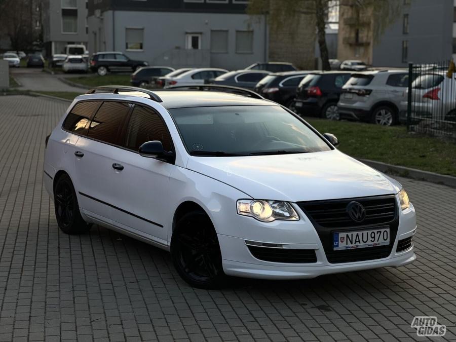 White Volkswagen Passat 2006 in Kaunas, with an engine capacity of 1.90 L and mileage of 222 thousand km for 2700 €, photo 8 on AUTOMOTO.COM.LV