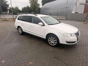 White Volkswagen Passat 2007 in Vilkaviskis, with an engine capacity of 1.97 L and mileage of 347 thousand km for 1070 €, photo  on AUTOMOTO.COM.LV