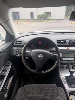 White Volkswagen Passat 2007 in Vilkaviskis, with an engine capacity of 1.97 L and mileage of 347 thousand km for 1070 €, photo 11 on AUTOMOTO.COM.LV
