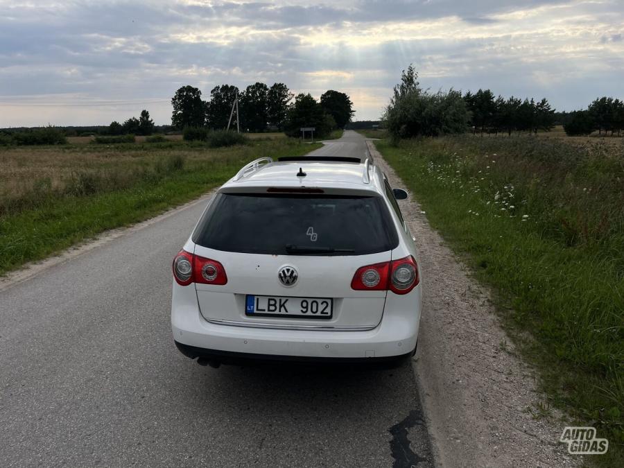 White Volkswagen Passat 2008 in Kaunas, with an engine capacity of 2.00 L and mileage of 375 thousand km for 1400 €, photo 5 on AUTOMOTO.COM.LV