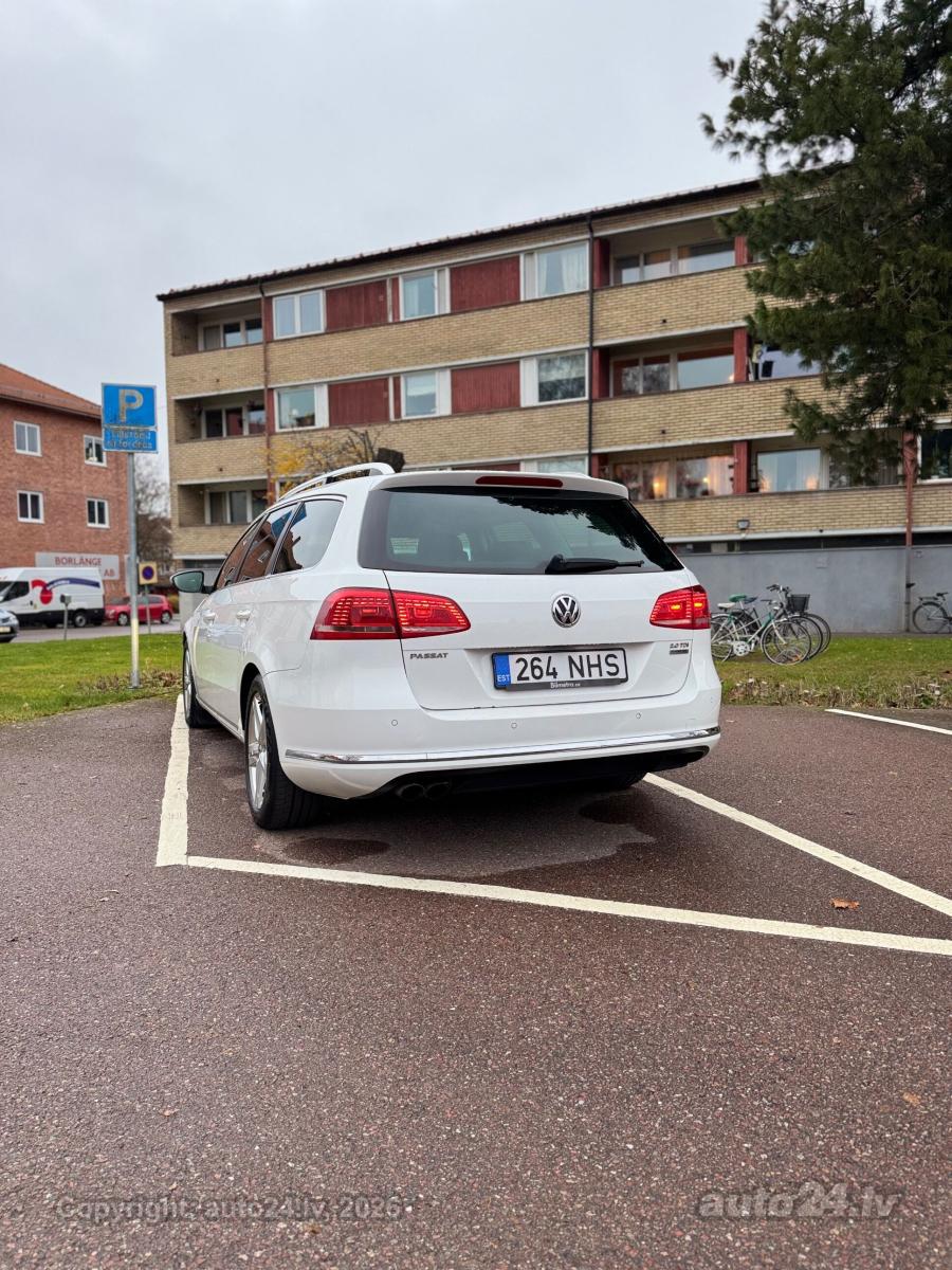 White Volkswagen Passat 2012 in Tallinn, with an engine capacity of 2.00 L and mileage of 184 thousand km for 7698 €, photo 4 on AUTOMOTO.COM.LV