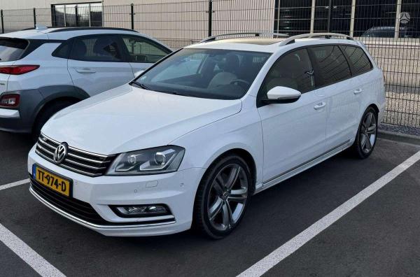 Balts Volkswagen Passat 2013 Viļņa, ar dzinēja tilpumu 1.97 L un nobraukumu 162 tūkst. km par 6800 €, foto 1 vietnē AUTOMOTO.COM.LV