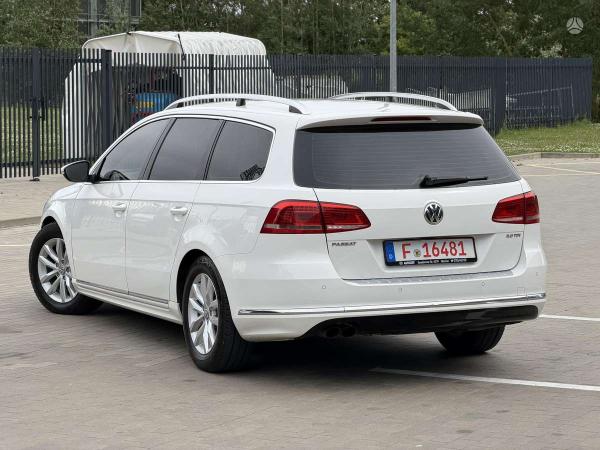 White Volkswagen Passat 2013 in Jonava, with an engine capacity of 1.97 L and mileage of 270 thousand km for 6500 €, photo 6 on AUTOMOTO.COM.LV