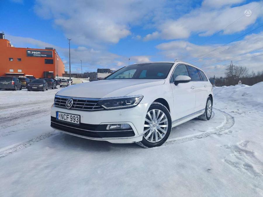 White Volkswagen Passat 2015 in Vilnius, with an engine capacity of 1.80 L and mileage of 152 thousand km for 12000 €, photo 4 on AUTOMOTO.COM.LV