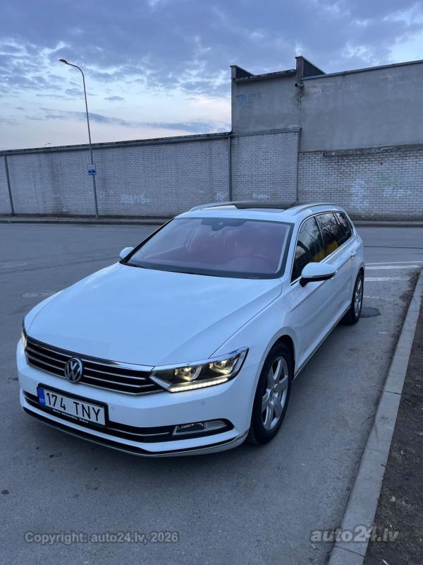 White Volkswagen Passat 2015 in Tallinn, with an engine capacity of 2.00 L and mileage of 249 thousand km for 12599 €, photo 1 on AUTOMOTO.COM.LV