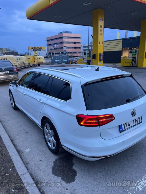 White Volkswagen Passat 2015 in Tallinn, with an engine capacity of 2.00 L and mileage of 249 thousand km for 12599 €, photo 5 on AUTOMOTO.COM.LV