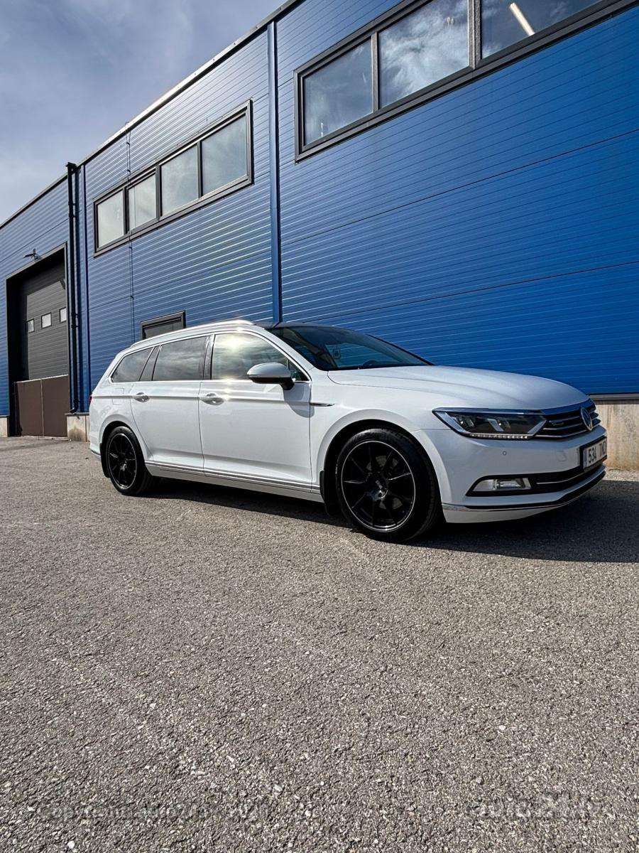 White Volkswagen Passat 2015 in Tallinn, with an engine capacity of 2.00 L and mileage of 193 thousand km for 12000 €, photo 8 on AUTOMOTO.COM.LV