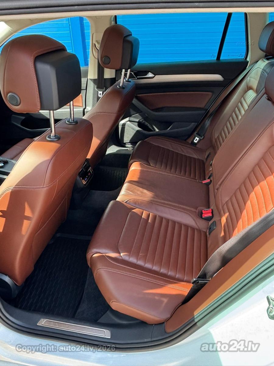 White Volkswagen Passat 2015 in Tallinn, with an engine capacity of 2.00 L and mileage of 193 thousand km for 12000 €, photo 16 on AUTOMOTO.COM.LV