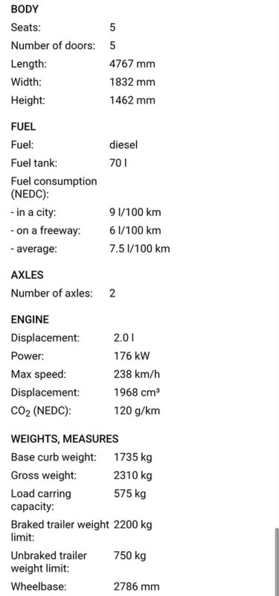 Balts Volkswagen Passat 2015 Tallina, ar dzinēja tilpumu 2.00 L un nobraukumu 239 tūkst. km par 12499 €, foto 13 vietnē AUTOMOTO.COM.LV
