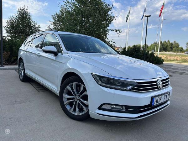 White Volkswagen Passat 2015 in Vilnius, with an engine capacity of 1.97 L and mileage of 305 thousand km for 9500 €, photo 2 on AUTOMOTO.COM.LV