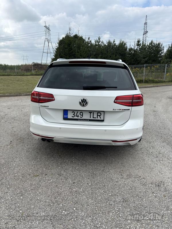 White Volkswagen Passat 2015 in Tallinn, with an engine capacity of 2.00 L and mileage of 265 thousand km for 9899 €, photo 6 on AUTOMOTO.COM.LV