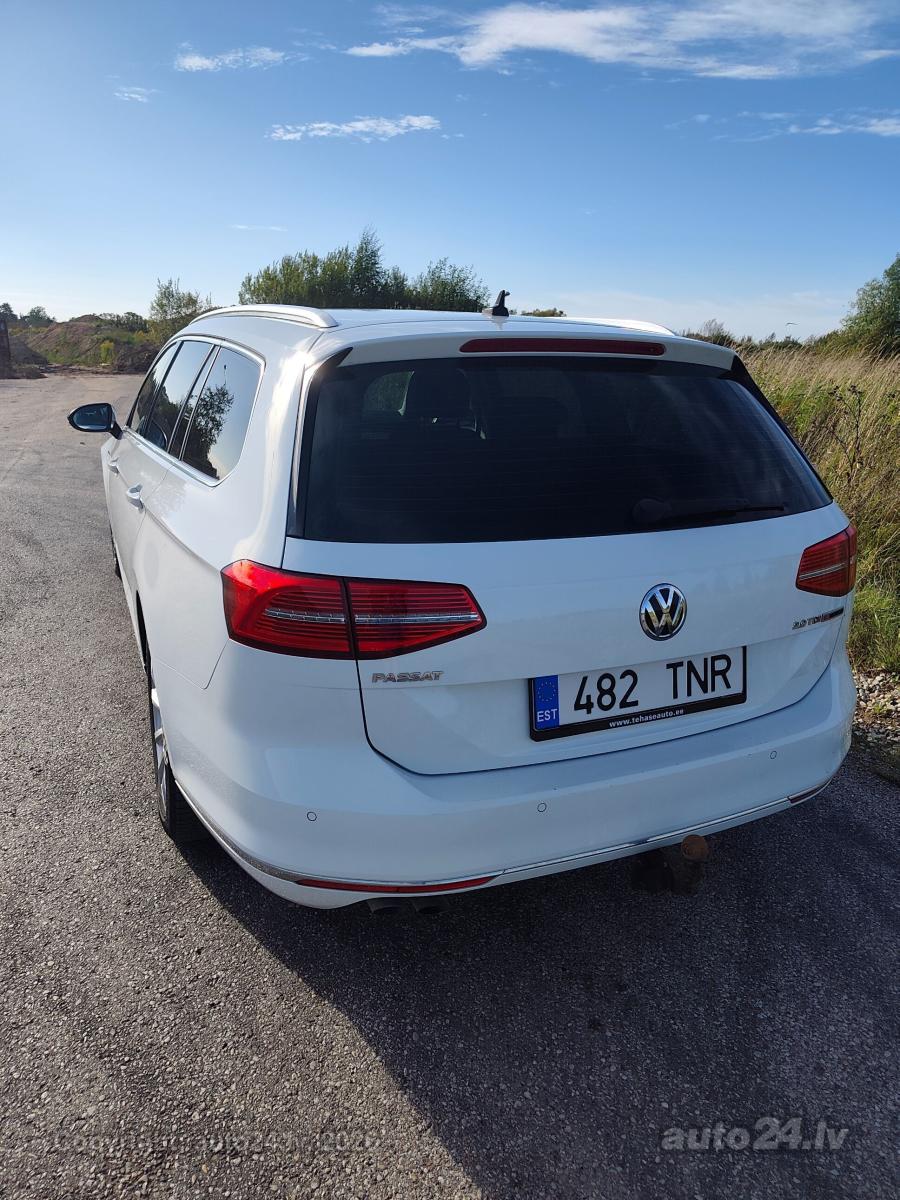 Balts Volkswagen Passat 2015 Tartu, ar dzinēja tilpumu 2.00 L un nobraukumu 216 tūkst. km par 10500 €, foto 4 vietnē AUTOMOTO.COM.LV