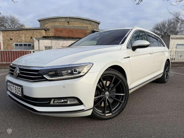 White Volkswagen Passat 2016 in Vilnius, with an engine capacity of 1.97 L and mileage of 360 thousand km for 11900 €, photo 2 on AUTOMOTO.COM.LV