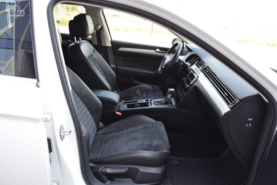 White Volkswagen Passat 2016 in Vilnius, with an engine capacity of 1.40 L and mileage of 152 thousand km for 12800 €, photo 9 on AUTOMOTO.COM.LV