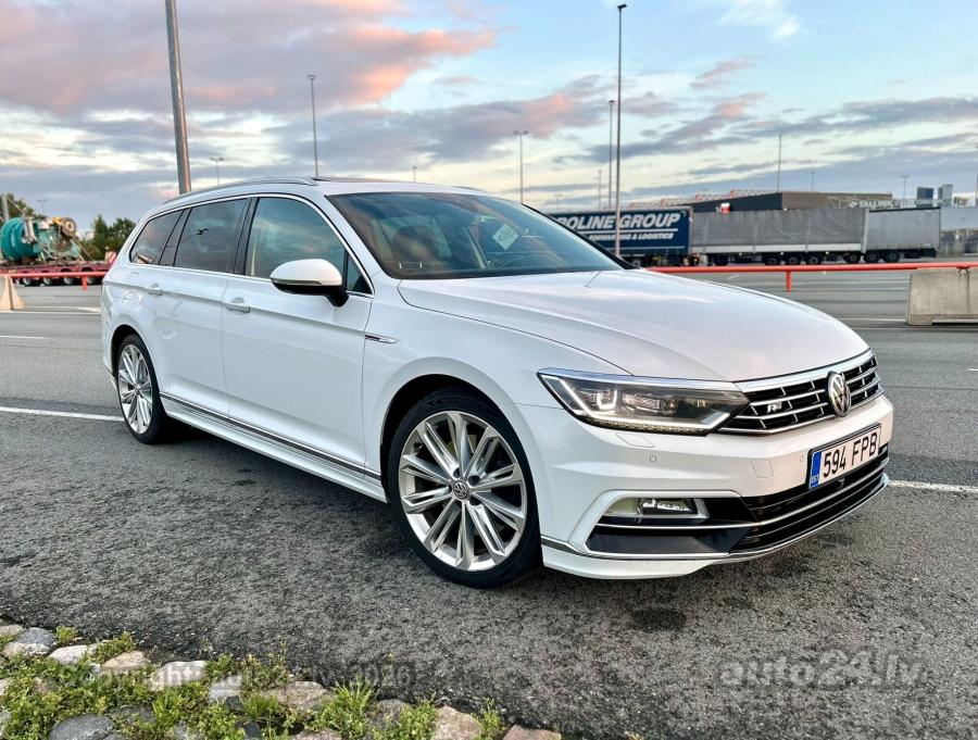White Volkswagen Passat 2016 in Tallinn, with an engine capacity of 2.00 L and mileage of 236 thousand km for 14300 €, photo 3 on AUTOMOTO.COM.LV