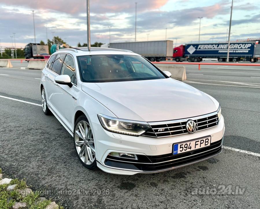 White Volkswagen Passat 2016 in Tallinn, with an engine capacity of 2.00 L and mileage of 236 thousand km for 14300 €, photo 24 on AUTOMOTO.COM.LV