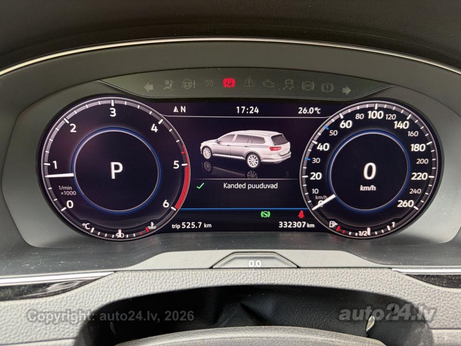 White Volkswagen Passat 2018 in Rapla, with an engine capacity of 2.00 L and mileage of 332 thousand km for 15000 €, photo 9 on AUTOMOTO.COM.LV