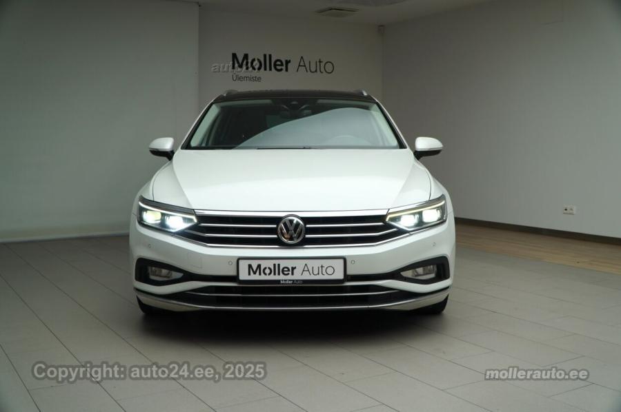 White Volkswagen Passat 2019 in Tallinn, with an engine capacity of 2.00 L and mileage of 144 thousand km for 21900 €, photo 2 on AUTOMOTO.COM.LV