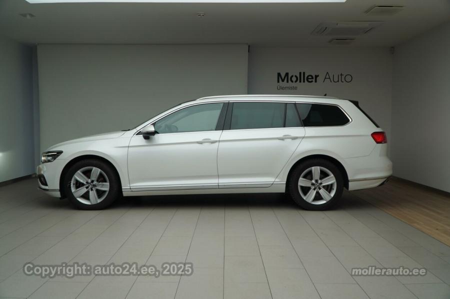 White Volkswagen Passat 2019 in Tallinn, with an engine capacity of 2.00 L and mileage of 144 thousand km for 21900 €, photo 3 on AUTOMOTO.COM.LV