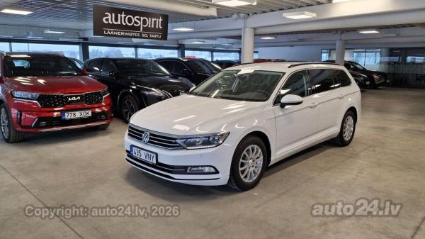 White Volkswagen Passat 2019 in Tartu, with an engine capacity of 2.00 L and mileage of 115 thousand km for 18400 €, photo 1 on AUTOMOTO.COM.LV