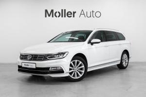 White Volkswagen Passat 2019 in Vilnius, with an engine capacity of 1.50 L and mileage of 132 thousand km for 16900 €, photo  on AUTOMOTO.COM.LV