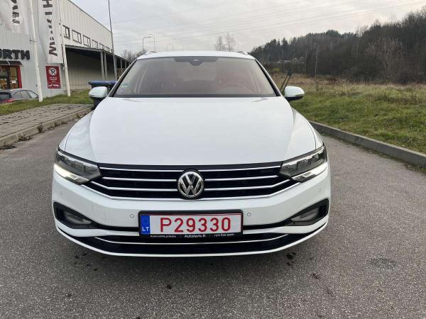 Balts Volkswagen Passat 2020 Viļņa, ar dzinēja tilpumu 1.50 L un nobraukumu 228 tūkst. km par 13950 €, foto 2 vietnē AUTOMOTO.COM.LV