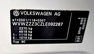 Balts Volkswagen Passat 2020 Marijampole, ar dzinēja tilpumu 2.00 L un nobraukumu 321 tūkst. km par 13700 €, foto 21 vietnē AUTOMOTO.COM.LV