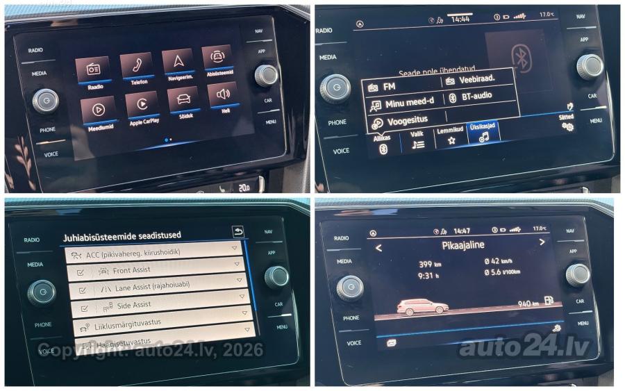 Balts Volkswagen Passat 2020 Tallina, ar dzinēja tilpumu 2.00 L un nobraukumu 151 tūkst. km par 19990 €, foto 15 vietnē AUTOMOTO.COM.LV