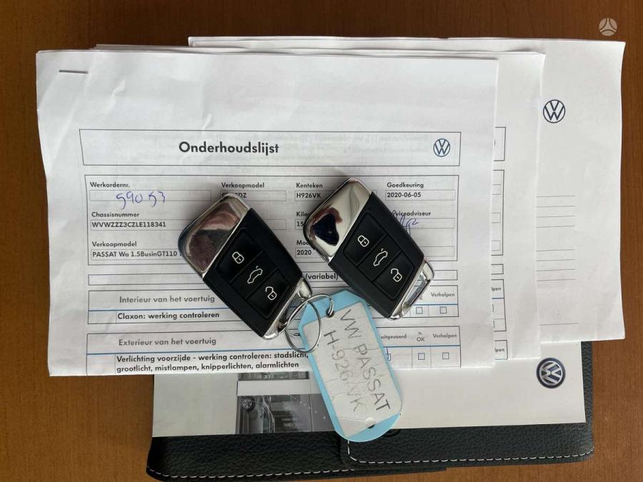 Balts Volkswagen Passat 2020 Viļņa, ar dzinēja tilpumu 1.50 L un nobraukumu 229 tūkst. km par 13250 €, foto 46 vietnē AUTOMOTO.COM.LV