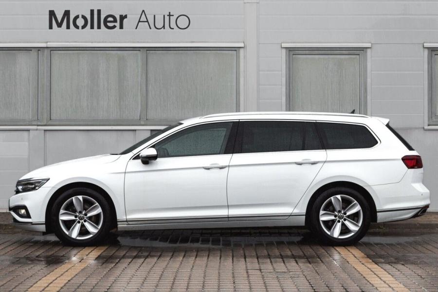 White Volkswagen Passat 2021 in Ventspils, with an engine capacity of 2.00 L and mileage of 160 thousand km for 19550 €, photo 3 on AUTOMOTO.COM.LV