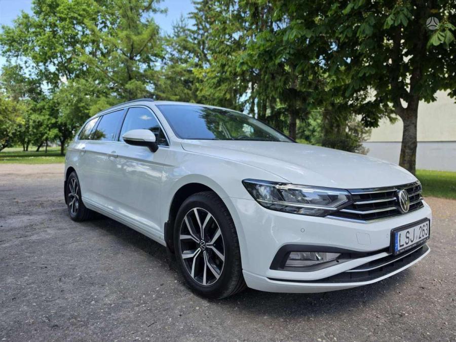 Balts Volkswagen Passat 2021 Kauņa, ar dzinēja tilpumu 1.50 L un nobraukumu 185 tūkst. km par 14300 €, foto 3 vietnē AUTOMOTO.COM.LV