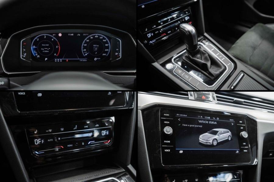 White Volkswagen Passat 2021 in Tallinn, with an engine capacity of 2.00 L and mileage of 139 thousand km for 23900 €, photo 12 on AUTOMOTO.COM.LV