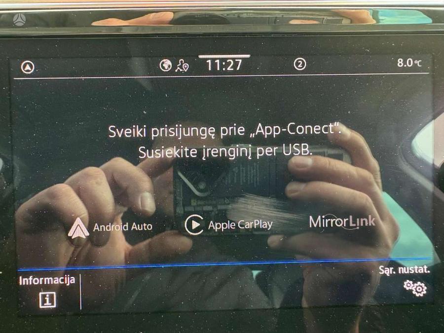 White Volkswagen Passat 2023 in Vilnius, with an engine capacity of 1.97 L and mileage of 200 thousand km for 17700 €, photo 24 on AUTOMOTO.COM.LV