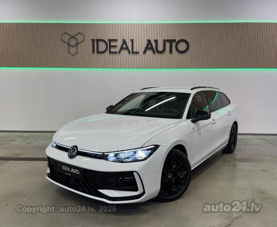 Balts Volkswagen Passat 2024 Tallina, ar dzinēja tilpumu 2.00 L un nobraukumu 19 tūkst. km par 44990 €, foto 1 vietnē AUTOMOTO.COM.LV