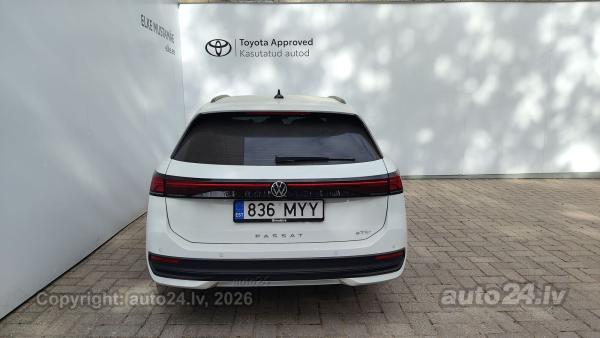 White Volkswagen Passat 2024 in Tallinn, with an engine capacity of 1.50 L and mileage of 39 thousand km for 27900 €, photo 4 on AUTOMOTO.COM.LV