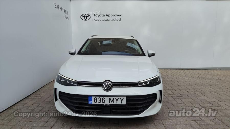 White Volkswagen Passat 2024 in Tallinn, with an engine capacity of 1.50 L and mileage of 39 thousand km for 27900 €, photo 6 on AUTOMOTO.COM.LV