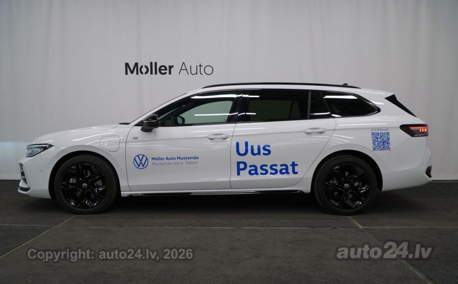 Balts Volkswagen Passat 2025 Tallina, ar dzinēja tilpumu 1.50 L un nobraukumu 6 tūkst. km par 45500 €, foto 5 vietnē AUTOMOTO.COM.LV
