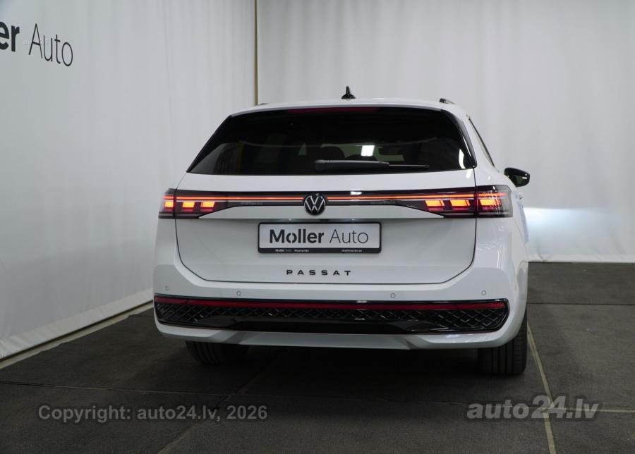 Balts Volkswagen Passat 2025 Tallina, ar dzinēja tilpumu 1.50 L un nobraukumu 6 tūkst. km par 45500 €, foto 7 vietnē AUTOMOTO.COM.LV