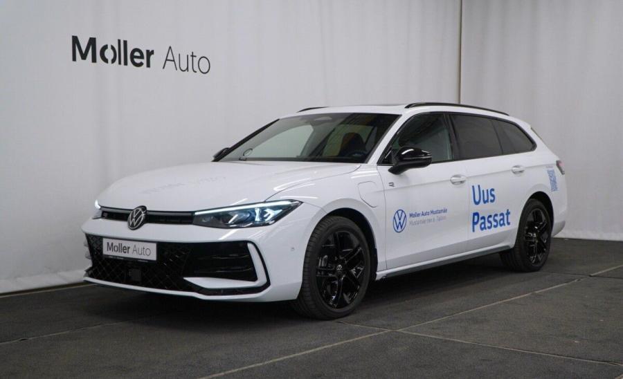 Balts Volkswagen Passat 2025 Tallina, ar dzinēja tilpumu 1.50 L un nobraukumu 6 tūkst. km par 45500 €, foto 1 vietnē AUTOMOTO.COM.LV