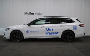 Balts Volkswagen Passat 2025 Tallina, ar dzinēja tilpumu 1.50 L un nobraukumu 6 tūkst. km par 45500 €, foto 5 vietnē AUTOMOTO.COM.LV