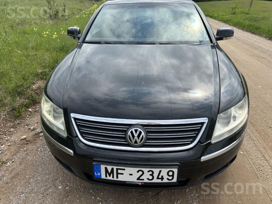 Melns Volkswagen Phaeton 2005 Daugavpils, ar dzinēja tilpumu 3.00 L un nobraukumu 290 tūkst. km par 3500 €, foto 7 vietnē AUTOMOTO.COM.LV