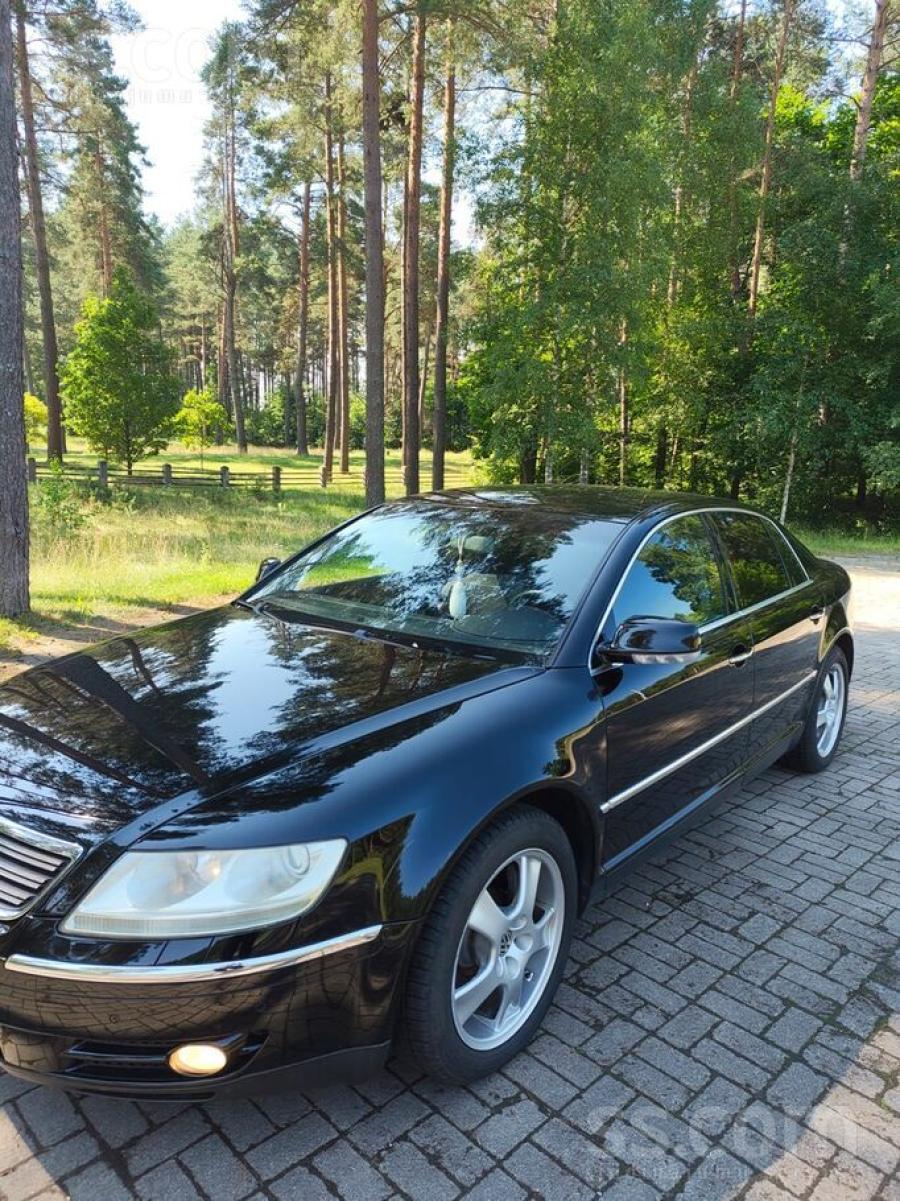 Черный Фольксваген Фаетон 2005 в Даугавпилс, объемом двигателя 3.00 л и пробегом 268 тыс. км за 4400 €, фото 3 на AUTOMOTO.COM.LV