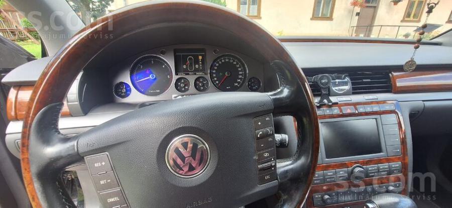 Melns Volkswagen Phaeton 2006 Kuldīga, ar dzinēja tilpumu 3.00 L un nobraukumu 348 tūkst. km par 2200 €, foto 7 vietnē AUTOMOTO.COM.LV