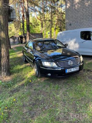 Black Volkswagen Phaeton 2006 in Riga, with an engine capacity of 4.20 L and mileage of 164 thousand km for 6500 €, photo 19 on AUTOMOTO.COM.LV