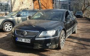 Melns Volkswagen Phaeton 2007 Viļņa, ar dzinēja tilpumu 3.00 L un nobraukumu 250 tūkst. km par 2250 €, foto  vietnē AUTOMOTO.COM.LV