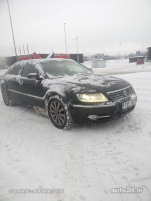 Melns Volkswagen Phaeton 2008 Rapla, ar dzinēja tilpumu 3.00 L un nobraukumu 420 tūkst. km par 3499 €, foto  vietnē AUTOMOTO.COM.LV
