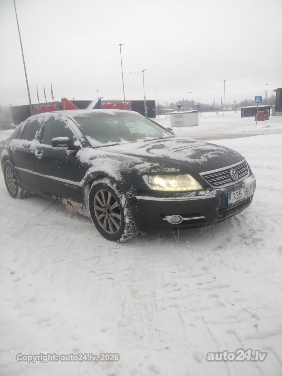 Melns Volkswagen Phaeton 2008 Rapla, ar dzinēja tilpumu 3.00 L un nobraukumu 420 tūkst. km par 3499 €, foto 1 vietnē AUTOMOTO.COM.LV