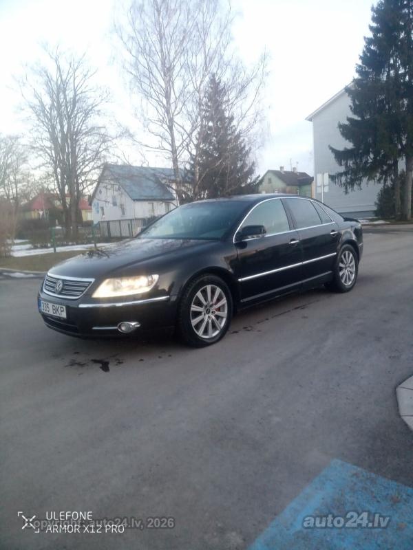 Melns Volkswagen Phaeton 2008 Tallina, ar dzinēja tilpumu 3.00 L un nobraukumu 420 tūkst. km par 2999 €, foto 2 vietnē AUTOMOTO.COM.LV