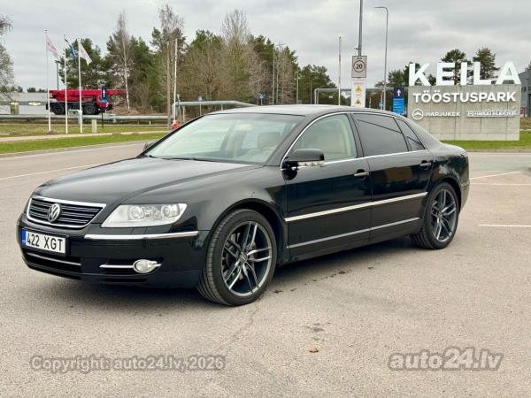 Black Volkswagen Phaeton 2008 in Tallinn, with an engine capacity of 3.00 L and mileage of 172 thousand km for 9190 €, photo 3 on AUTOMOTO.COM.LV